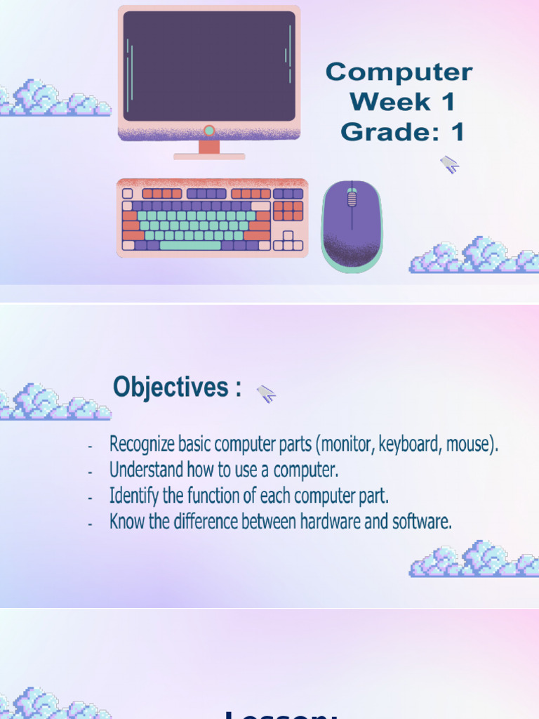 Computer Week 1 | PDF