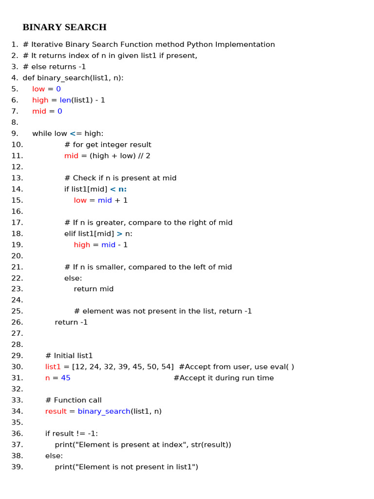 Linear List Programs | PDF