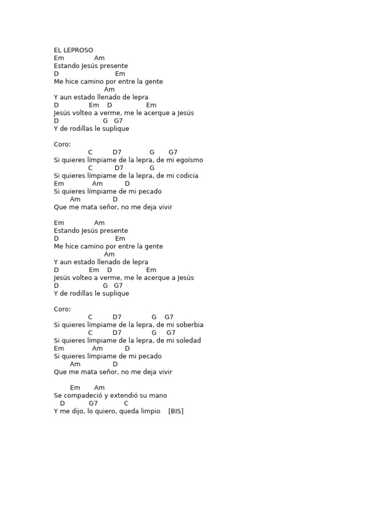 El Leproso | PDF