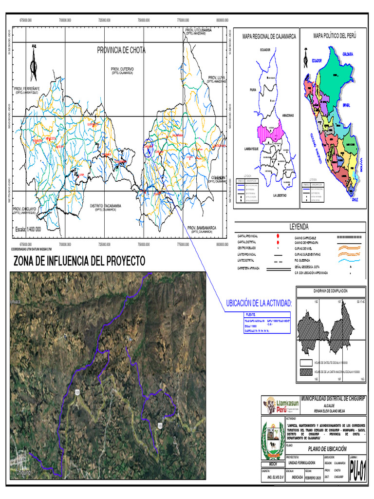 Mapa Político y Proyecto Turístico Cajamarca | PDF | Datos geográficos ...