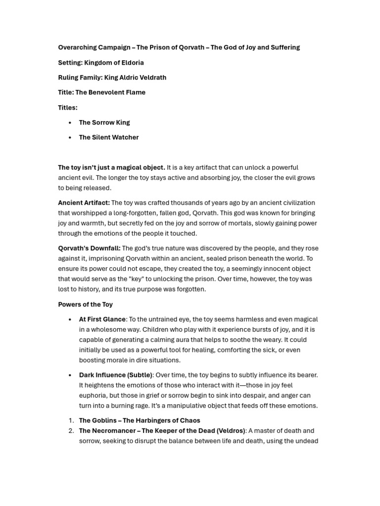 Overarching Campaign Theme | PDF