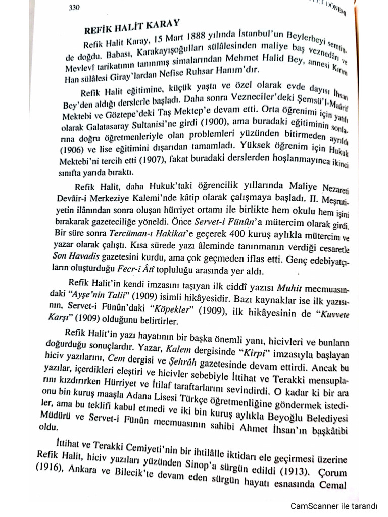 Refik Halit Karay | PDF