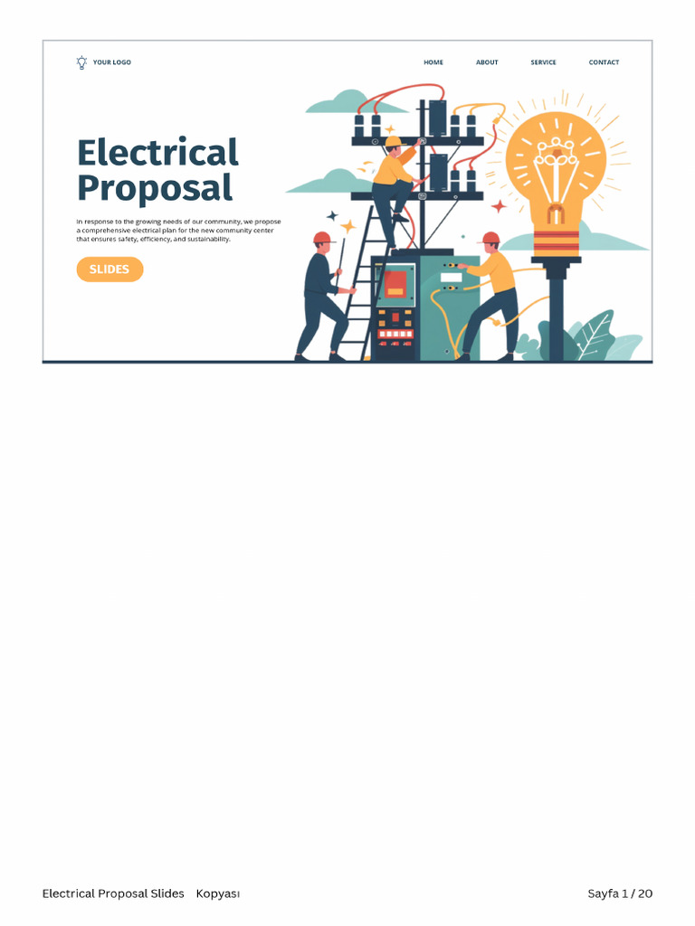 Electrical Proposal Slides Kopyası | PDF