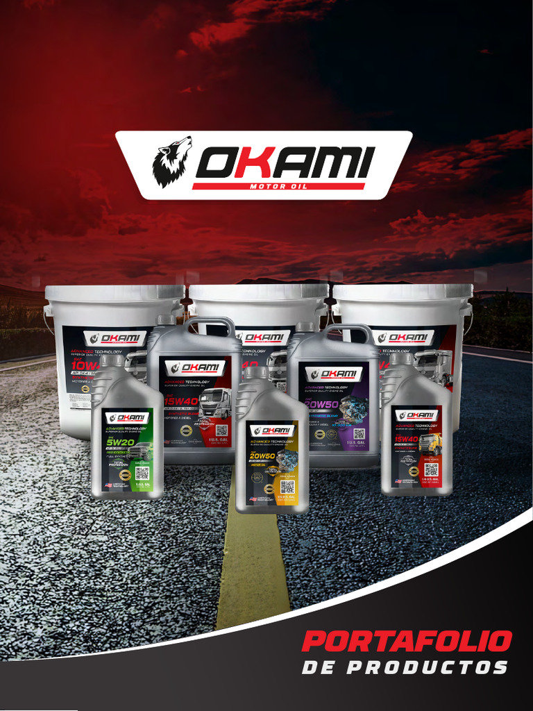 Catalogo Okami Cs6-Comprimido - 1 | PDF | Lubricante | Motor diesel