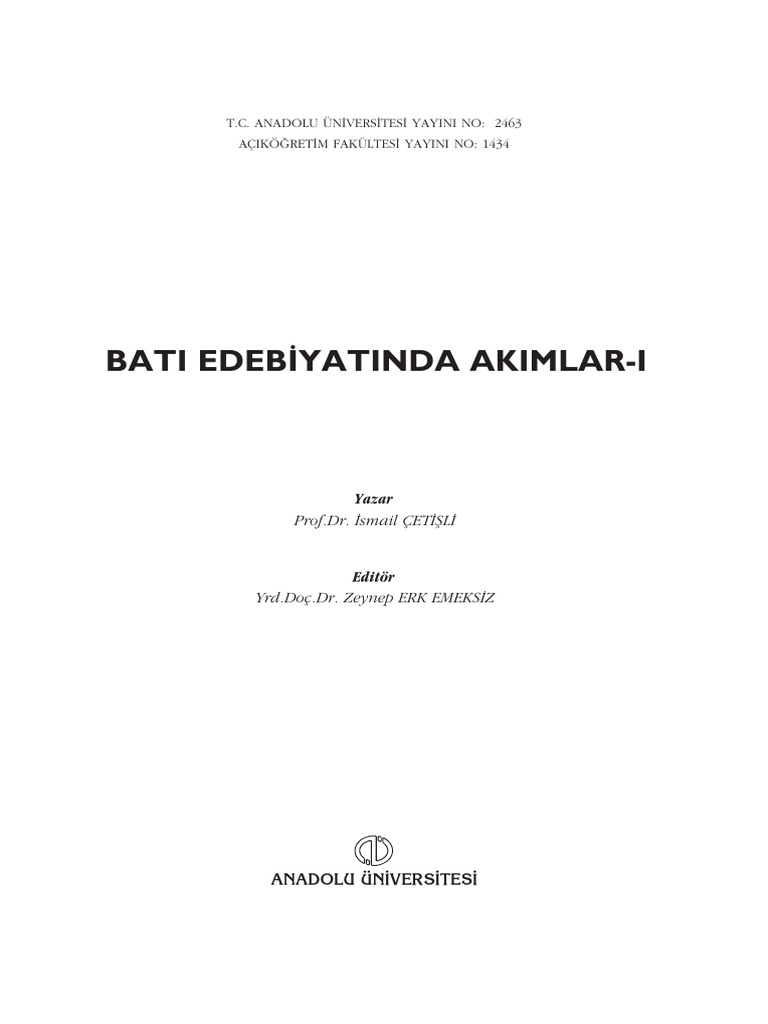 Bati Edeb Yatinda Akimlar I | PDF