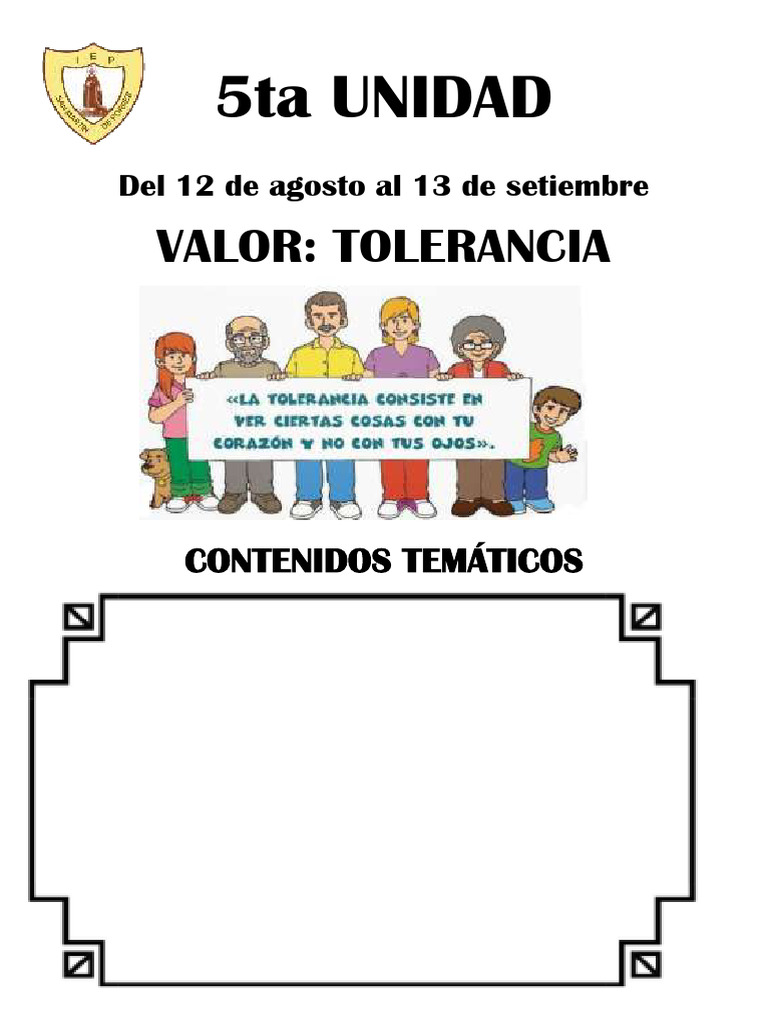 Carátula V Unidad | PDF