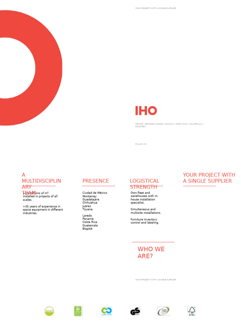 IHO: Integrated Furniture Solutions | PDF | Logistics