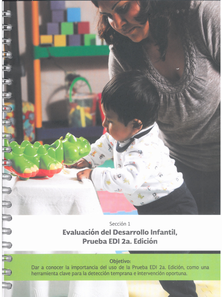 2. Manual Prueba EDI. Sección I Evaluacion del Desarrollo | PDF