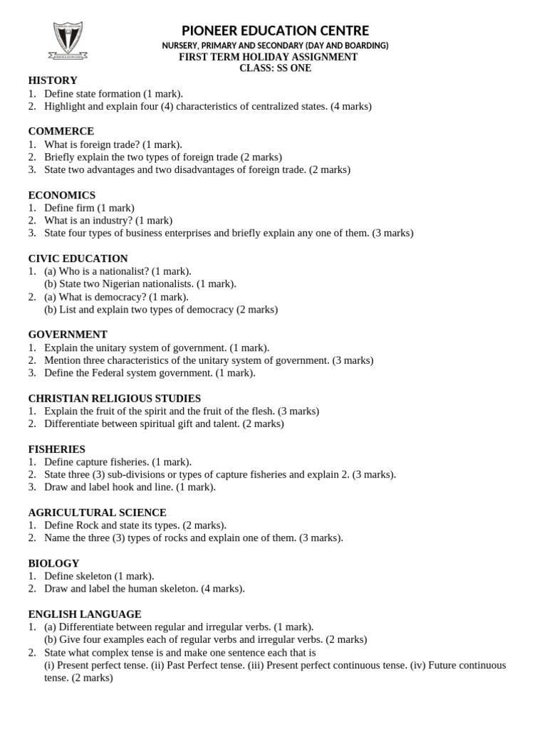 SSS-1 3 | PDF | Chemical Bond | Verb