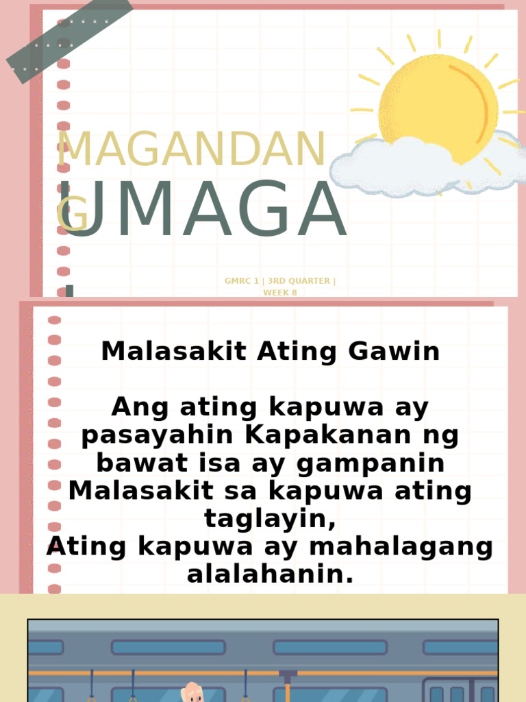 Magandan G: Umaga ! | PDF