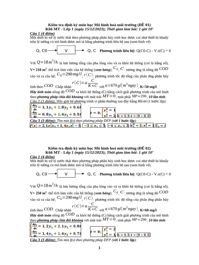 KT k66 MT_Lop 1 | PDF