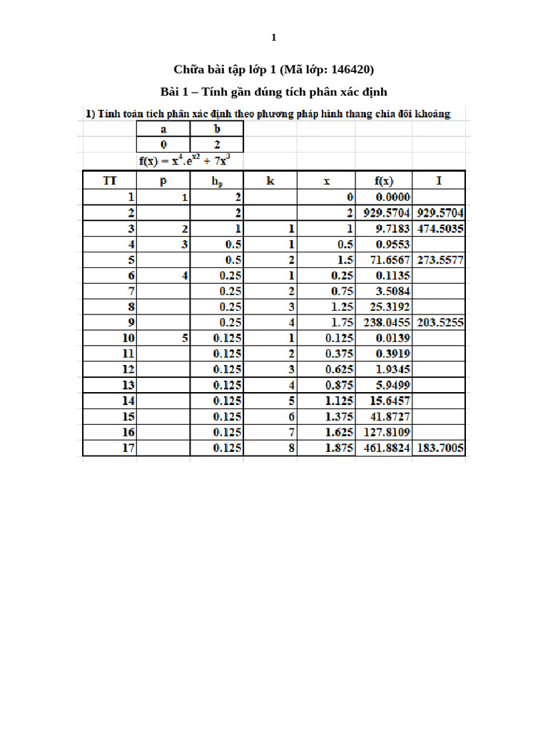 Chữa bài tập - Lớp - 01 - Đến DFP | PDF