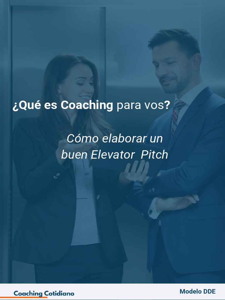 DDE Módulo Elevator Pitch | PDF