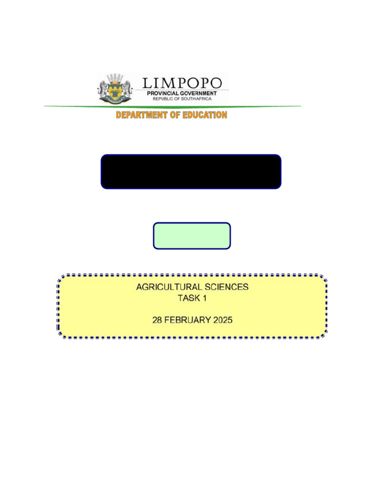 2025 Grade 12 Agric Practical Investigation F | PDF | Digestion | Nutrition