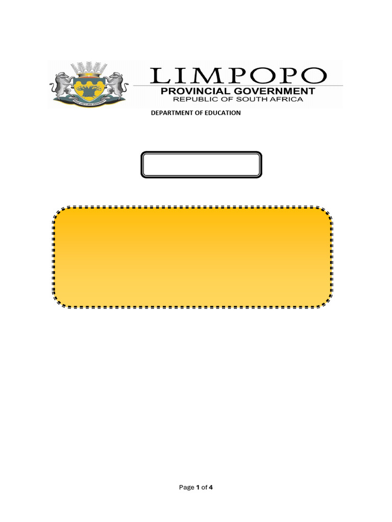 Grade 12 Lo Task 1 Activity 1 Year 2025 | PDF | Stress Management ...