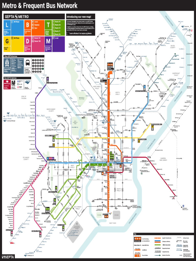 25 0106 SEPTA System-Map v1-1 | PDF