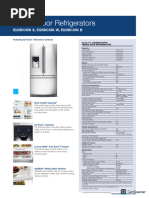 Frigidaire 18.3 Cu. Ft. Specs Guide | PDF | Refrigerator | Door