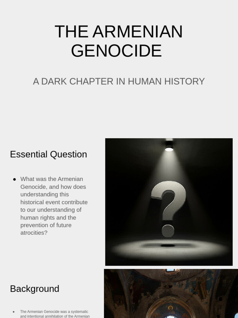 TheArmenianGenocideSlideshow-1 | PDF | Genocides | Armenian Genocide