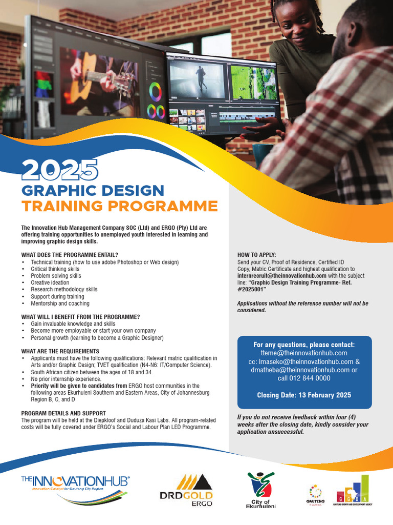 Flyer 1 - 2025 Graphic Design Training Programme | PDF | Graphic Design ...