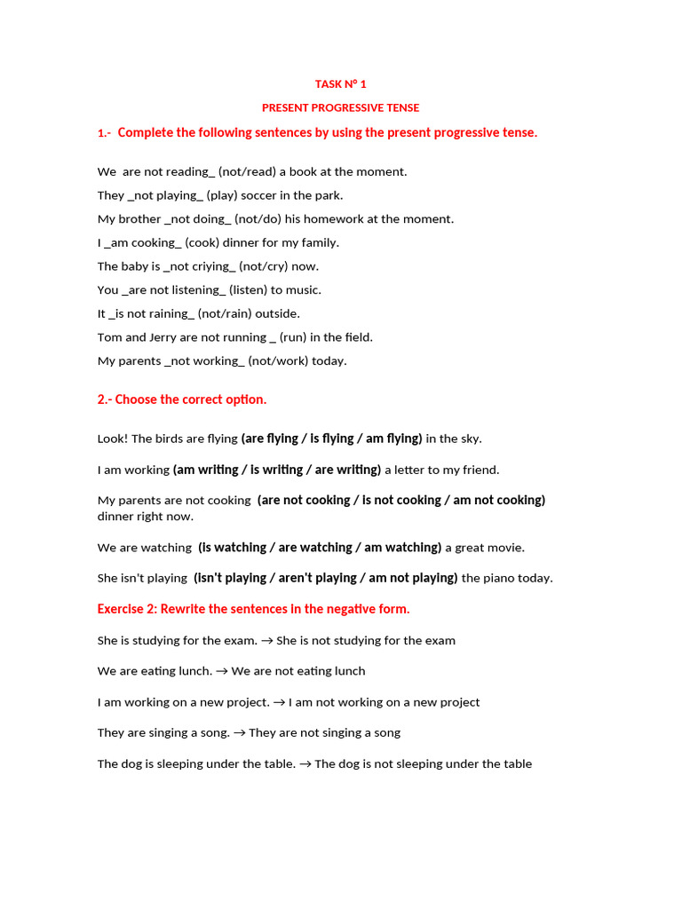 English Grammar Exercises | PDF
