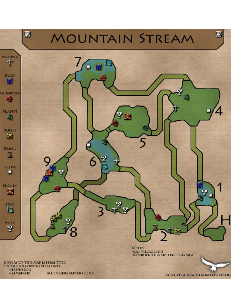 MHP3rd Resource Maps | PDF