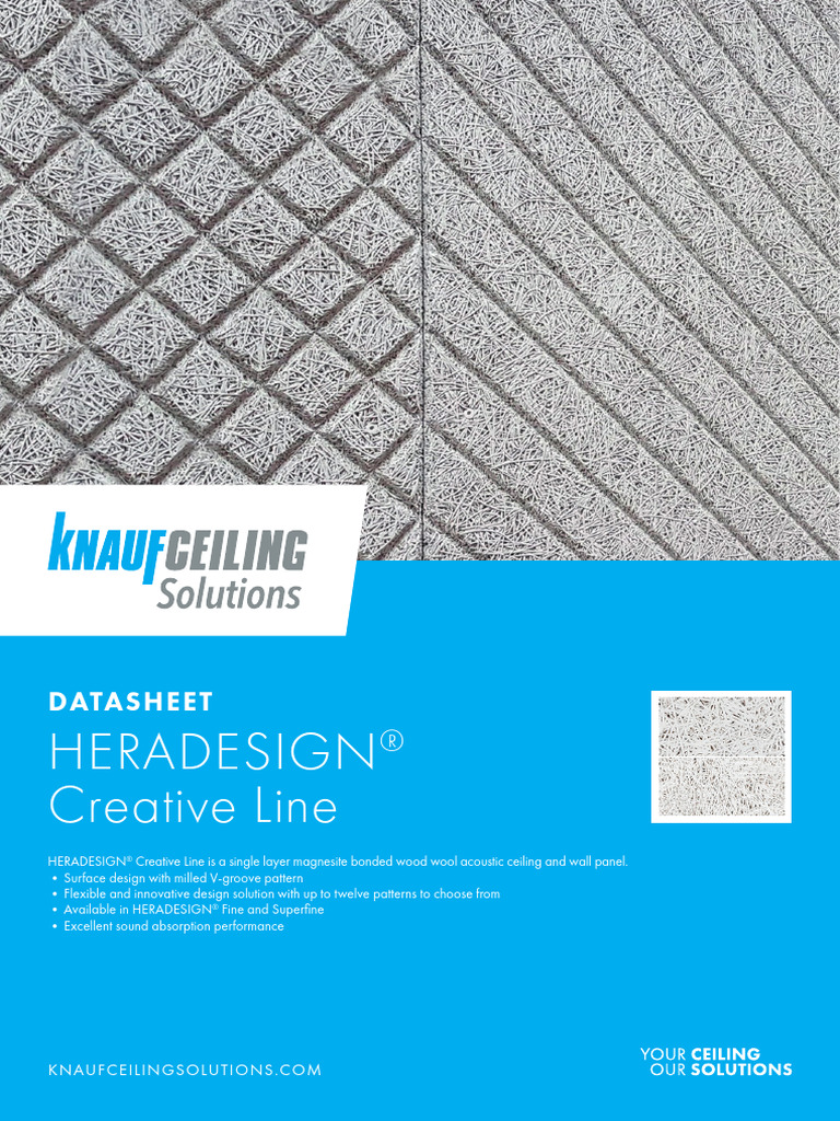 HERADESIGN Creative Line Datasheet | PDF | Building Engineering | Materials