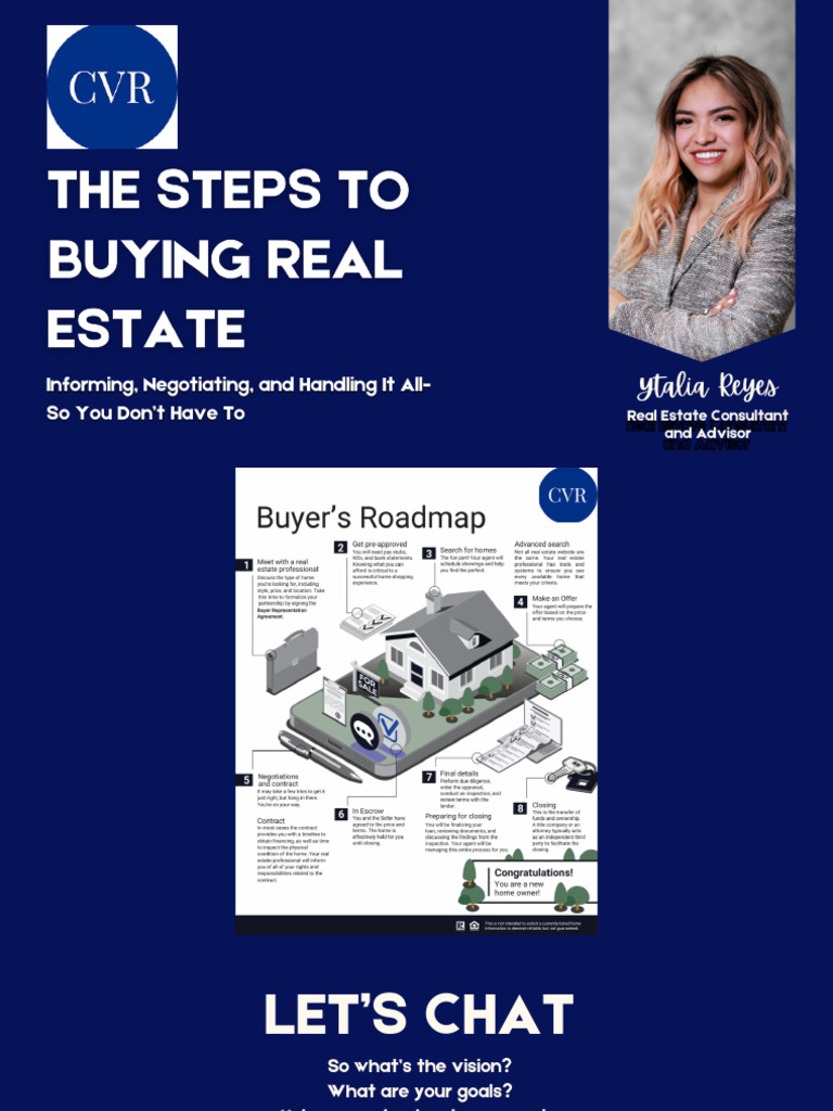 The Steps To Buying Real Estate Pdf Pdf Real Estate Appraisal Prices