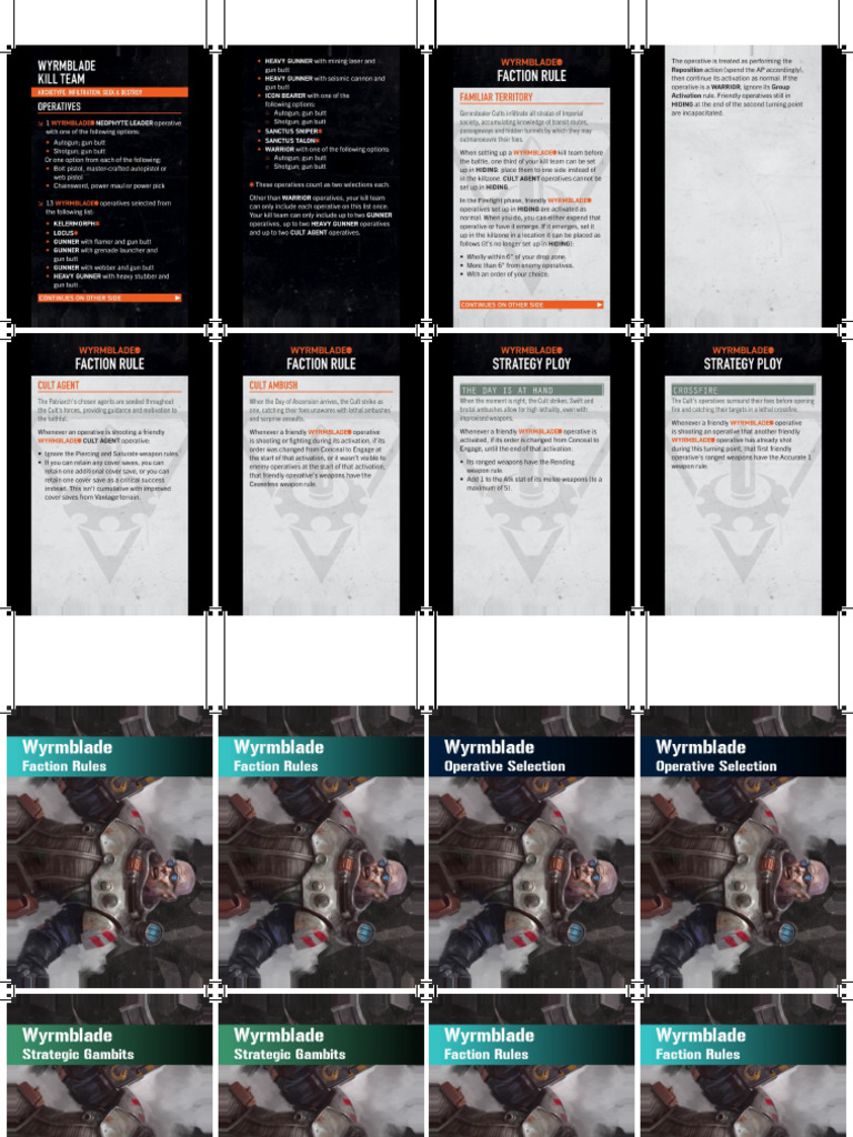 Wyrmblade Deck Duplex Letter POKER R1.3 | PDF