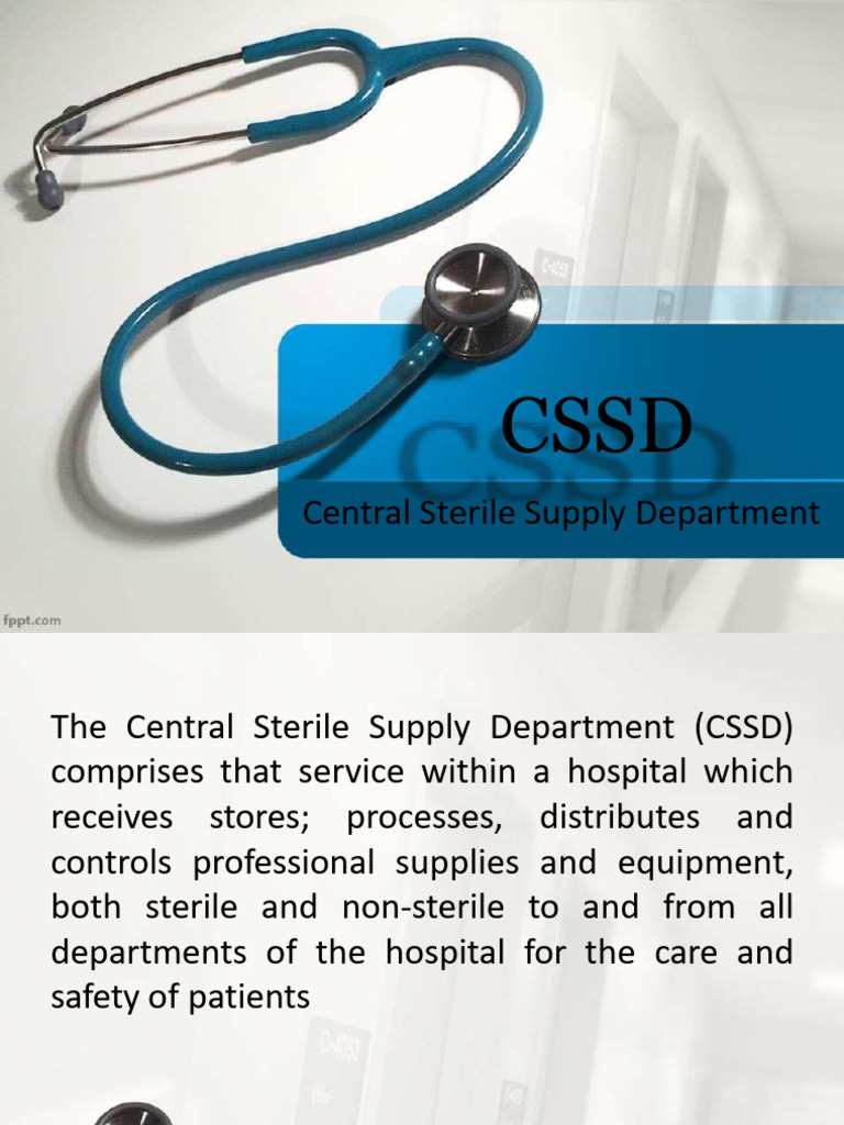 CSSD-pdf | PDF | Sterilization (Microbiology) | Washing Machine