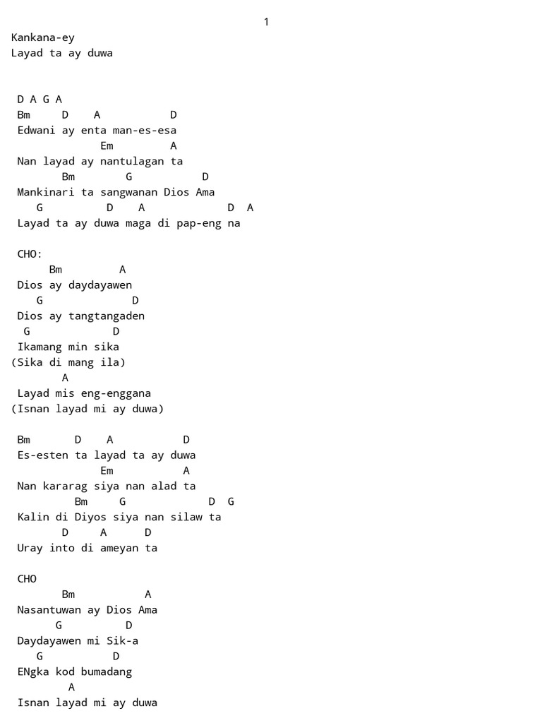 Layad Ta Ay Duwa | PDF