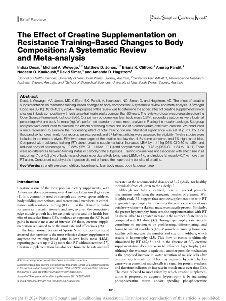 the_effect_of_creatine_supplementation_on.16 | PDF | Muscle Hypertrophy ...