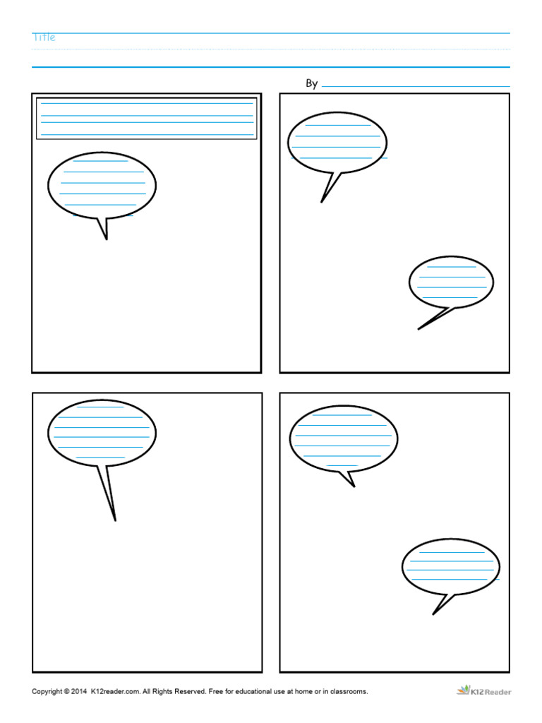 Comic Pages Template | PDF