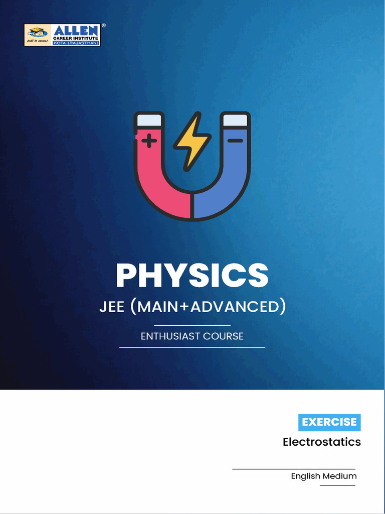 Electrostatics-Exercise 250218 232341 | PDF