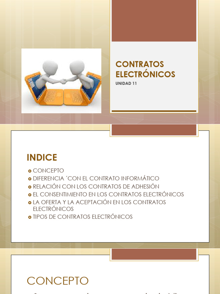 UNIDAD 11 - CONTRATOS ELECTRÓNICOS - Presentación | PDF | Bancos ...