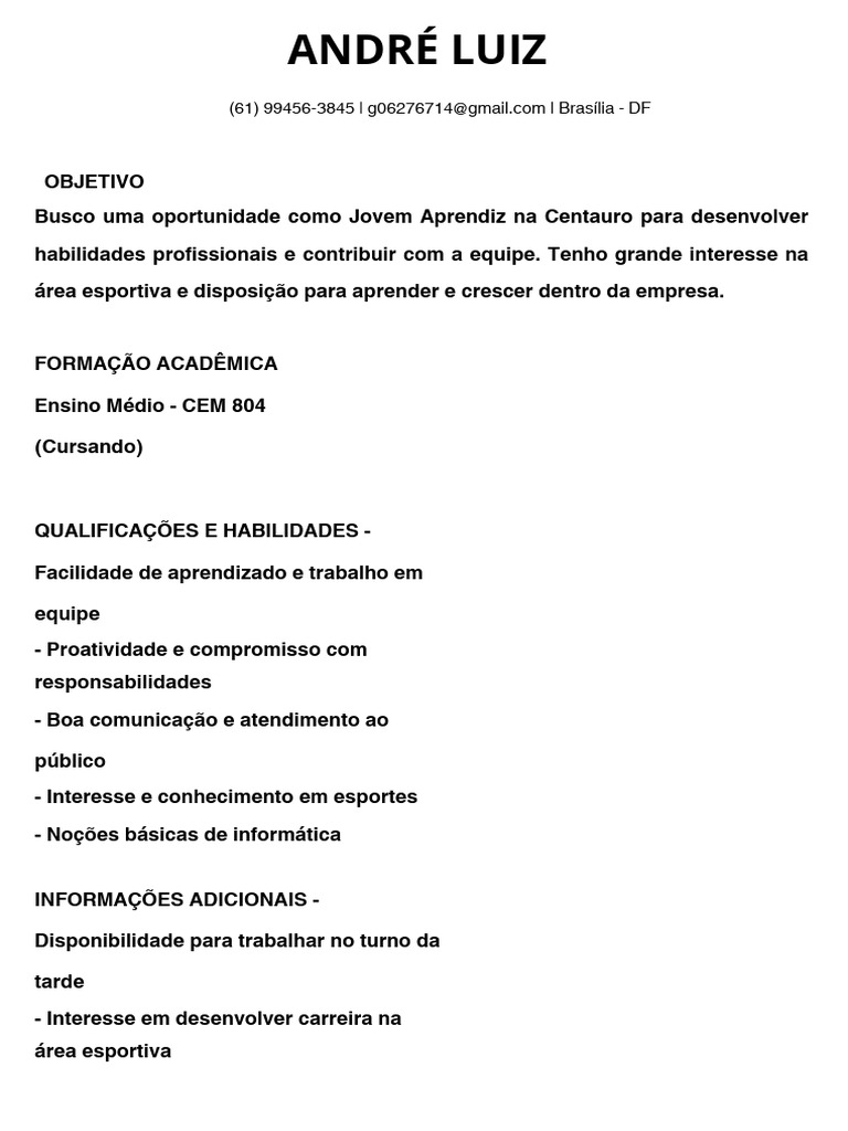 Curriculo Andre - PDF 20250303 171549 0000 | PDF