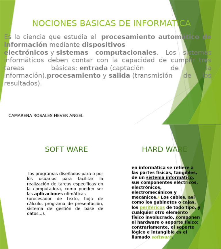 Nociones Basicas de Informatica | PDF