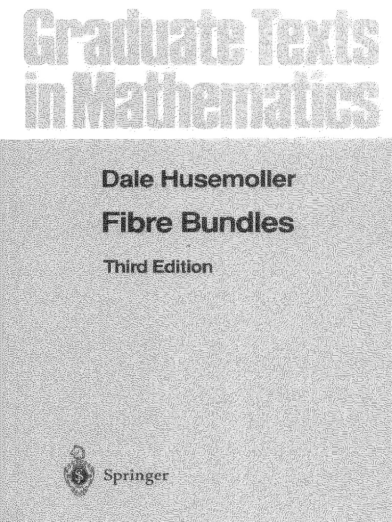Husemoller D. - Fibre Bundles | PDF