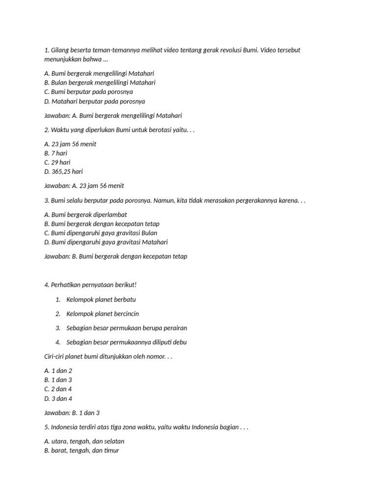 Soal STS 2 IPAS | PDF