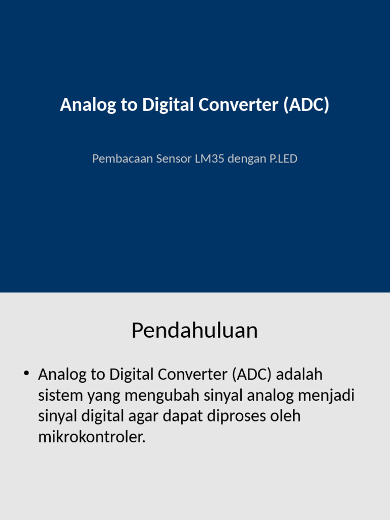 Adc Lm35 Pled Enhanced | PDF