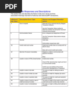 CyberSource Credit Card Error Codes Guide | PDF | Credit Card | Cheque