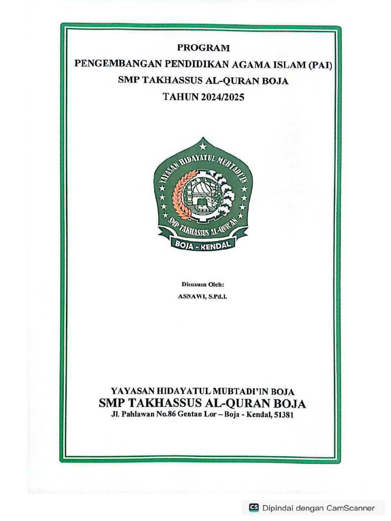 Program PAI - SMPTQ | PDF