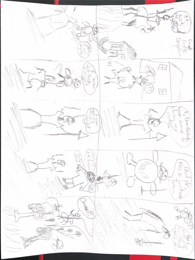 Don Quixote Comic (1) | PDF