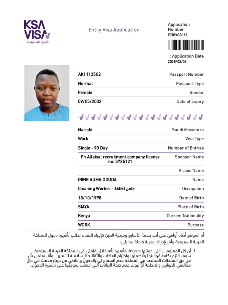 Visa Platform ODUDA | PDF