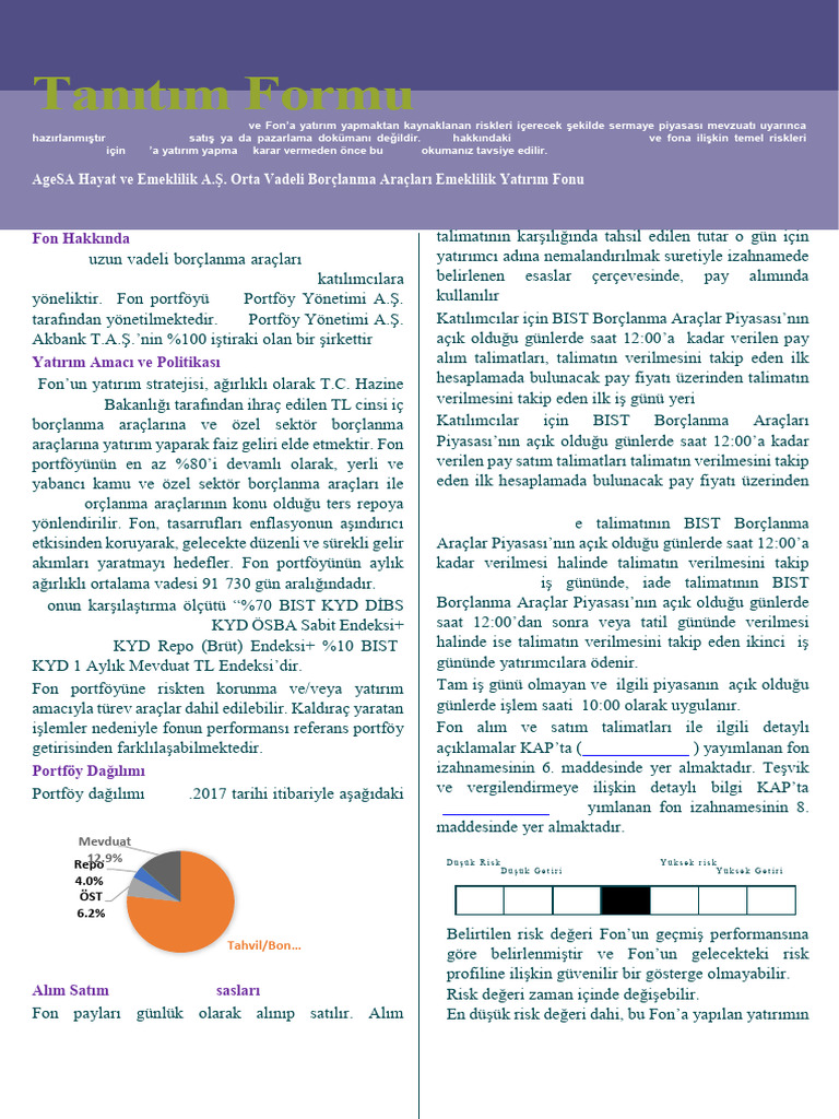 Avk - Tanitim Formu 01 11 2023 | PDF
