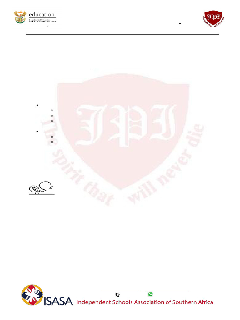 JPI Fees and Dress Code Reminder | PDF