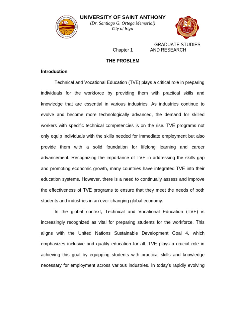 Enhancing TVE Effectiveness in Ligao City | PDF | Constructivism ...