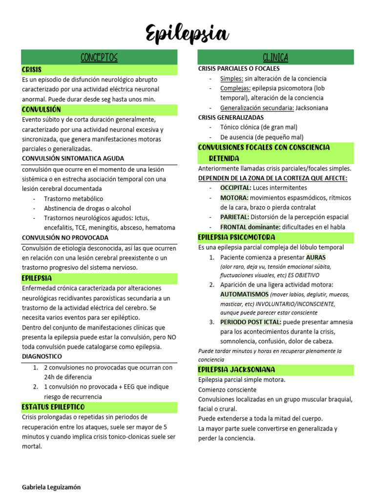 Epilepsia y Status Convulsivo | PDF | Epilepsia | Enfermedades y trastornos