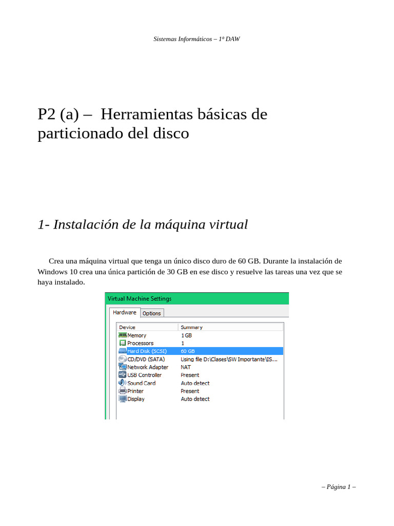 P3.2 Diskpart y Administrador de Discos | PDF | Archivo de computadora | Gestión de datos