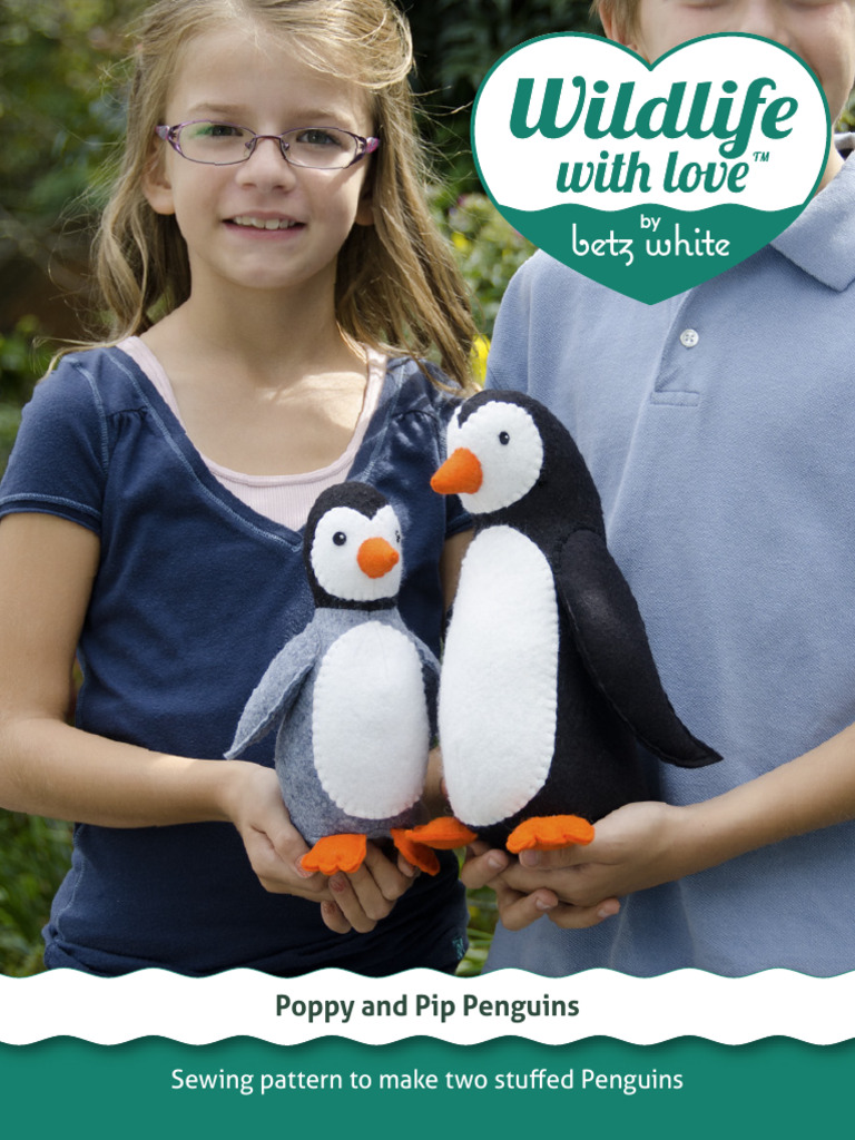 Penguis Molde y Revista | PDF | Sewing | Seam (Sewing)