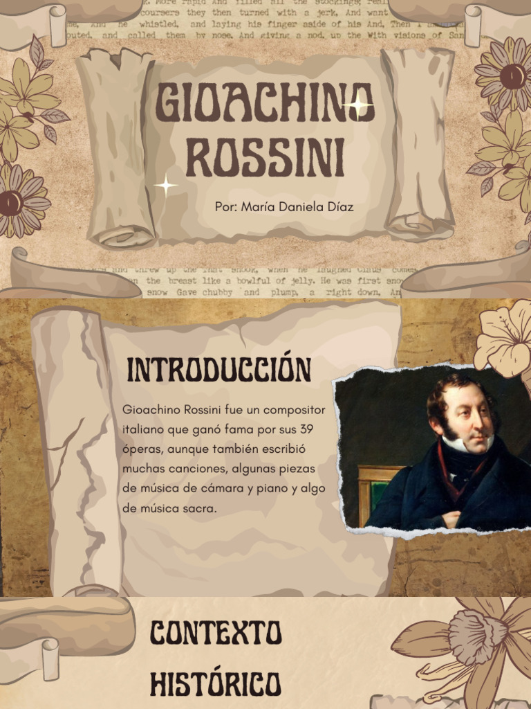Gioachino Rossini: Maestro de la Ópera | PDF